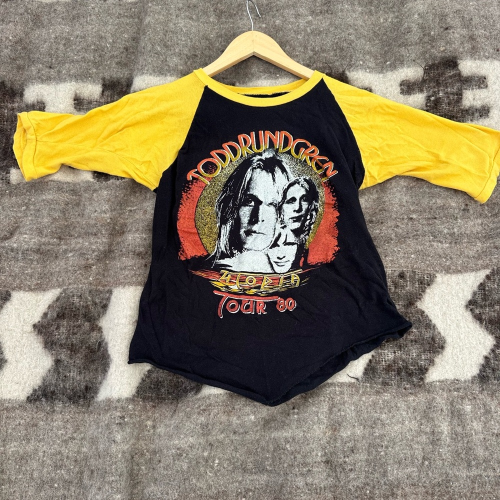 Vintage Todd Rundgren Raglan Tour Shirt 1980 - Gem